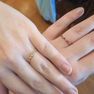 Womens Small Promise Ring Simple Promise Ring Dainty Gold - Etsy