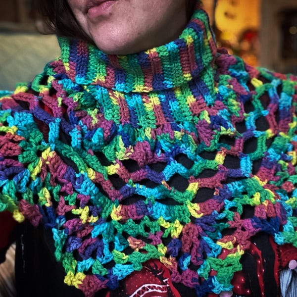 Sandra Crochet Neck Warmer Pattern Advanced Crochet Pattern for Woman ...