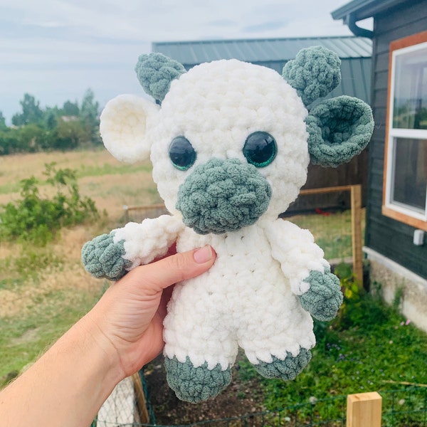 Baby Cow Crochet Pattern - Etsy