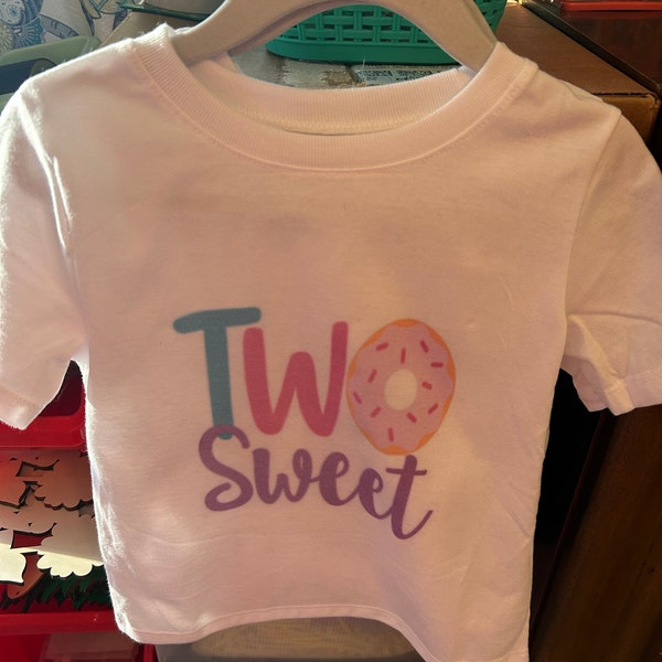 Birthday Donut Svg Cut File,sweet Donut Svg Design,two Sweet Svg ...