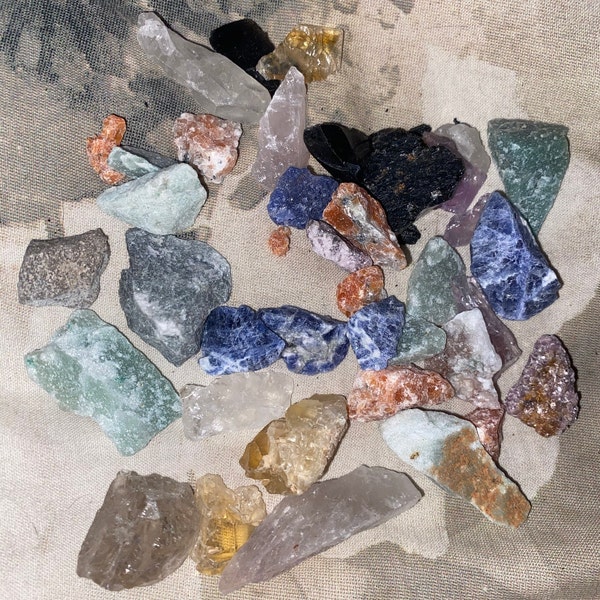 Crystal Blend-assorted Crystals Mix-crystals Bulk-rough Stones-crystals ...