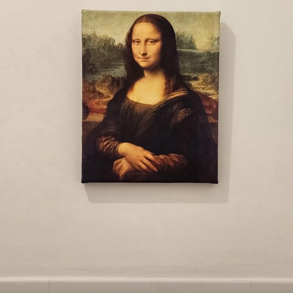 Portrait of Mona Lisa Del Giocondo Painting Reproduction, Mona Lisa ...