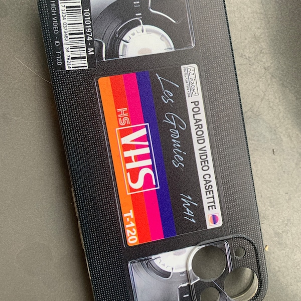 Custom Retro VHS Tape Magsafe Phone Case, 80s 90s Film Phone Case, VHS ...