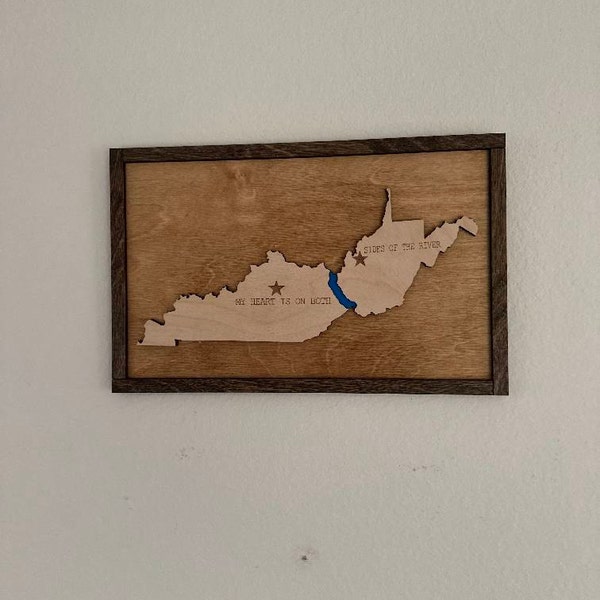 West Virginia Puzzle || Wooden Puzzle || Almost Heaven || West Virginia ...