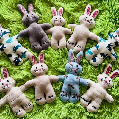 Machine Embroidery in the Hoop Design Soft Bunny Toy - Etsy