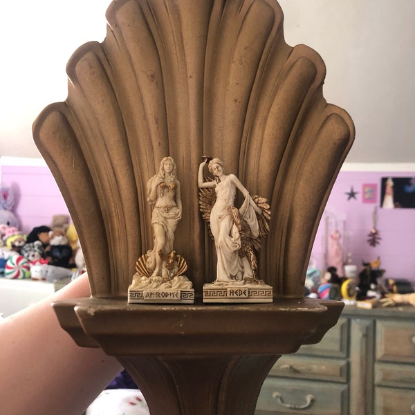 Vintage Aphrodite Mini Statue - Small Hand-painted Ancient Greek ...