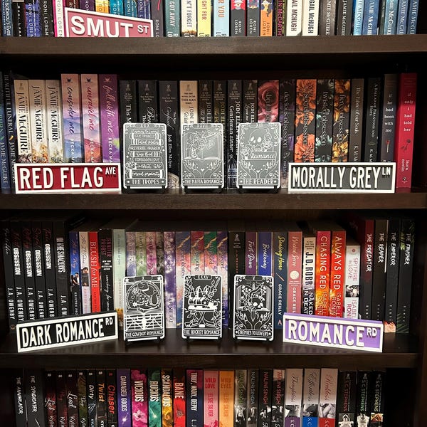 Book Library Sign 3D Printed Bookshelf Decor Gift - Etsy