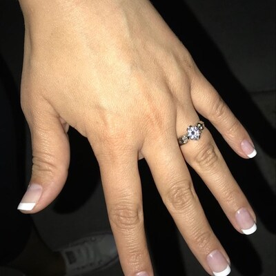 Galactic Empire & Rebel Alliance Star Wars Engagement Ring With 1 Carat ...