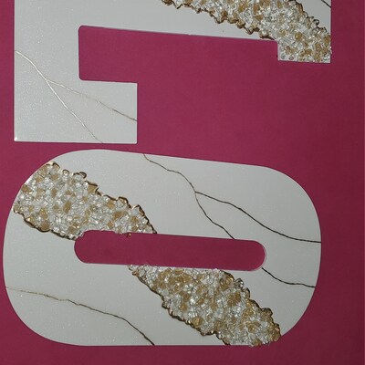 Large Resin Letter - Etsy