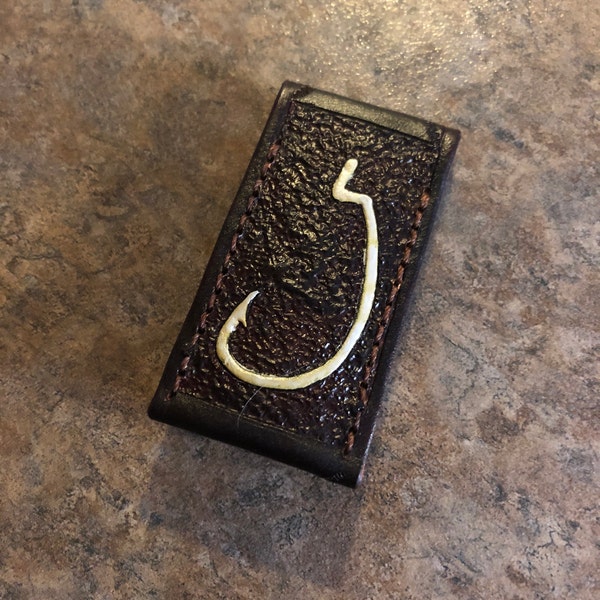 Leather Hand Tooled Keychain Hanger for Your Car Keys or Purse. 8" Long ...