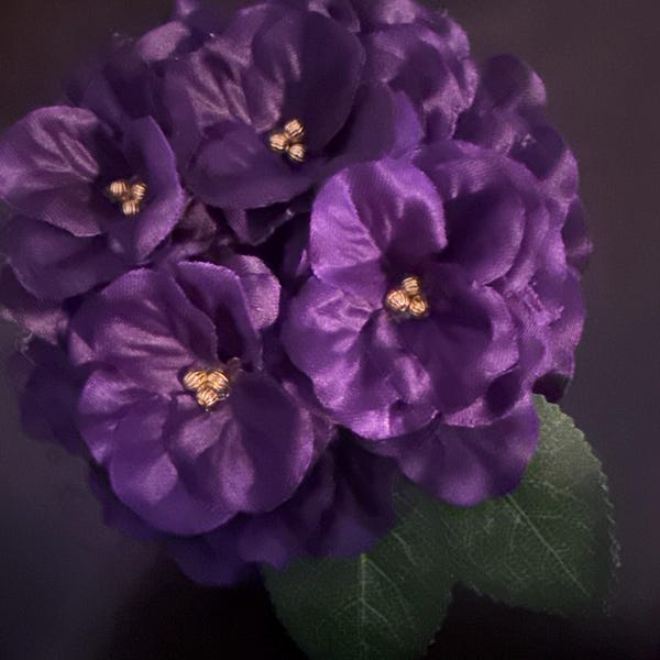 New Violet Cluster #4 Inspired by the African Violet Flower - Etsy
