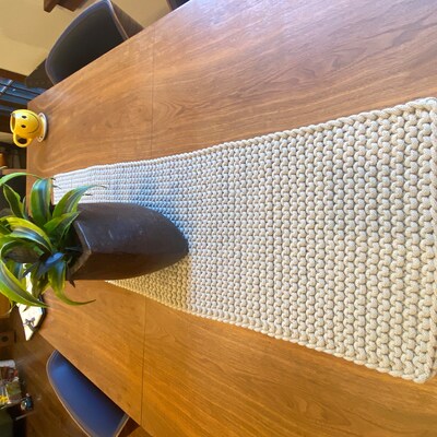 Set of 6 Knitted Table Mats Placemats Available in Many - Etsy