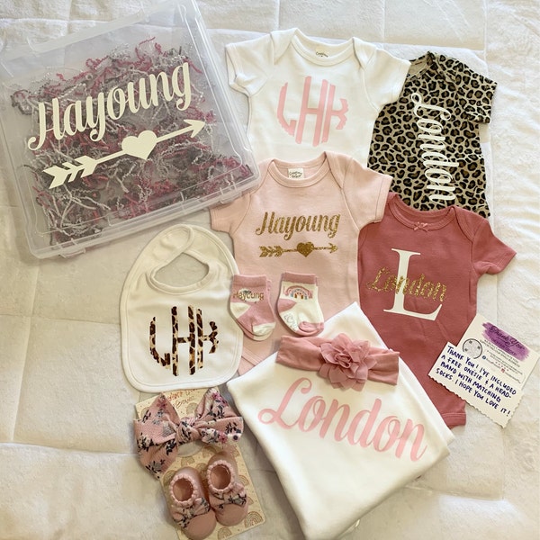 Small Personalized Baby Box-baby Girl-baby Boy - Etsy