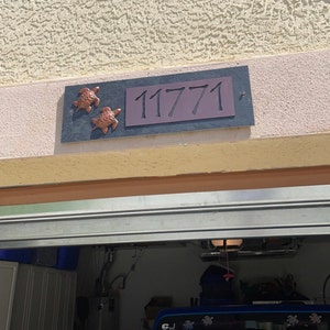 Mid Century Modern HOUSE NUMBERS Atomic Star Address Plaque | Etsy