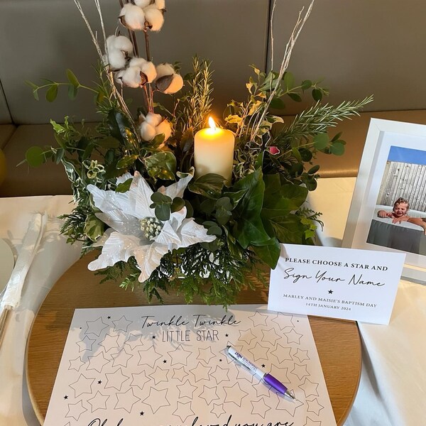 Personalised Wedding Programme Cards - Etsy UK