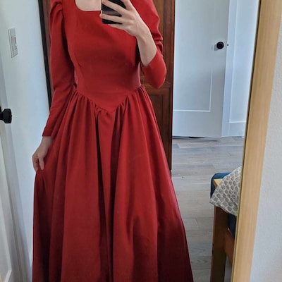 Digital PDF Pattern for Regency Dress Drawstring Neckline and Waist ...