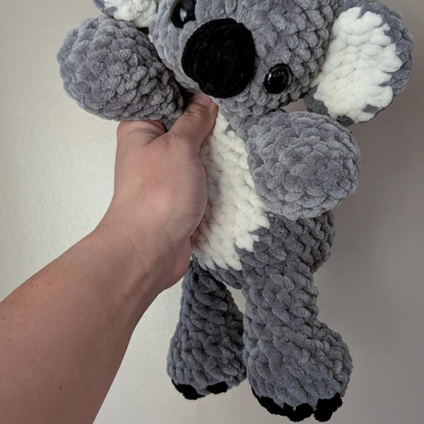Kip Koala - PDF Crochet Pattern - LOW SEW Koala Bear Plushie / Stuffie ...