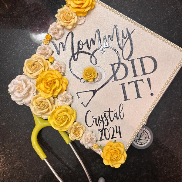 Airway Breathing Circulation ABC Graduation Cap Topper Decoration- With ...
