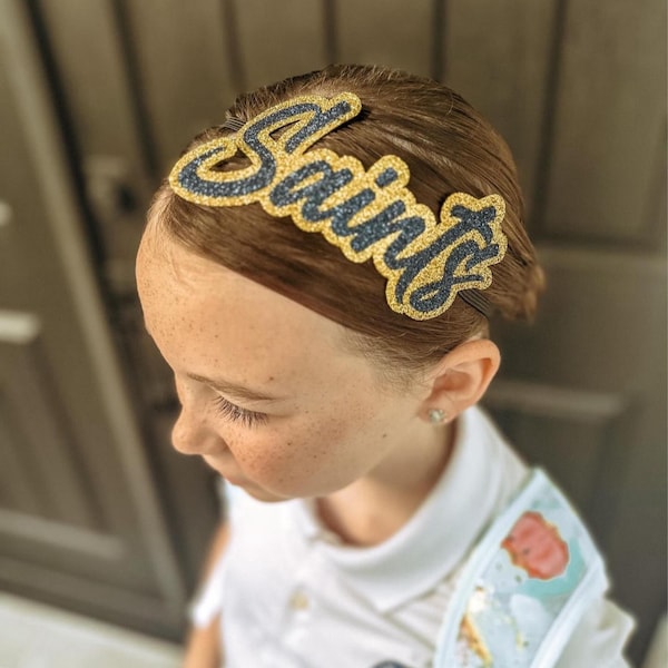 Glitter Headbands Custom Headband for Team Sport Headband Glitter ...