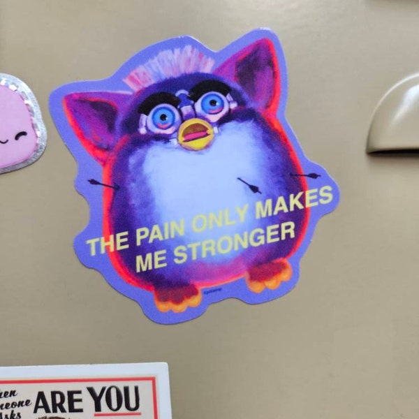 PAIN - Gloss Vinyl Sticker - Etsy