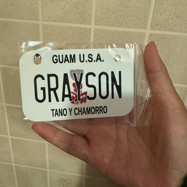 Guam USA From 1948 to Present Custom Personalized Novelty ATV Auto Mini ...