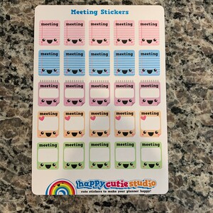 20 Cute Mood Tracker Planner Stickers | Etsy