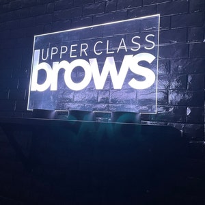 Laser Engraved LED Light up Display/sign Custom LED | Etsy