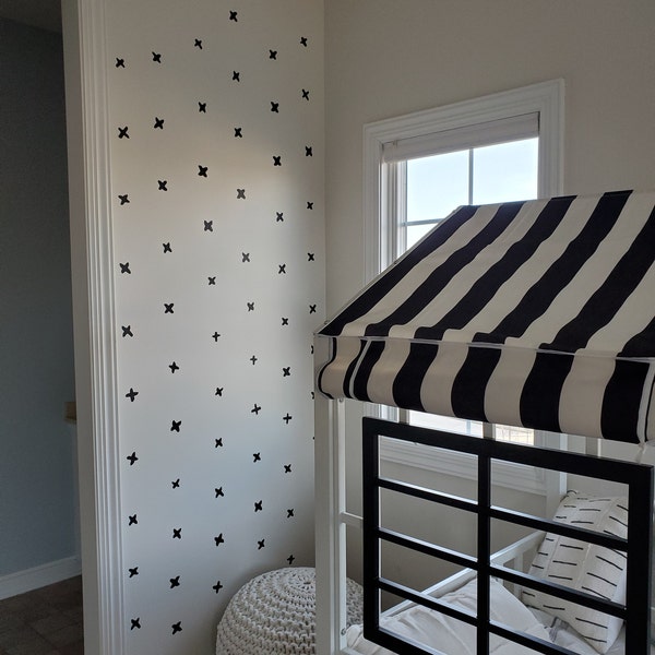 Plus Sign Wall Decals - Geometric Wall Art, Farmhouse Decor, Removable ...