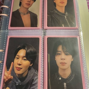 Colored Photocard Card Sleeves Double Sleeve Kpop Photocard Card ...