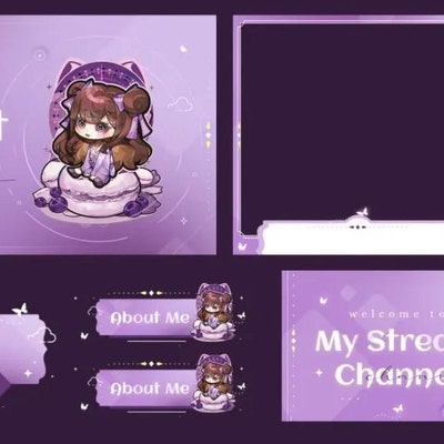 Heart Animated Stream Screen/transition/panels/girly/cute/simple/chill ...