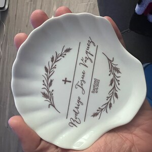 Handwriting on Plate Handwritten Letter Memorial Family - Etsy