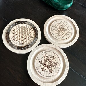 Solid Wood Moon Phase Mala Design Board Counts 108 Beads for - Etsy