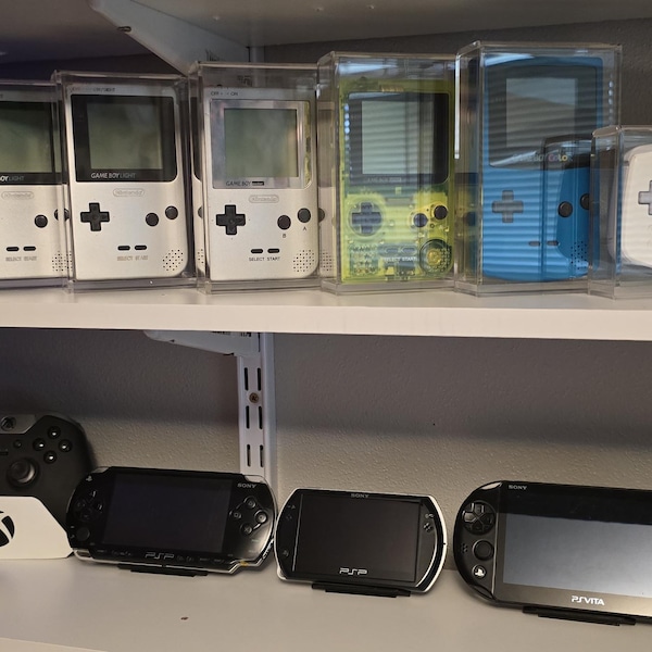 Game Boy Advance Clearstand 6GBA 6 Cartridge Display Stand Case for ...