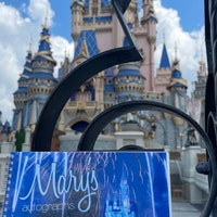 Personalised Frozen elsa / Anna / Olaf Autograph Book Disneyland ...