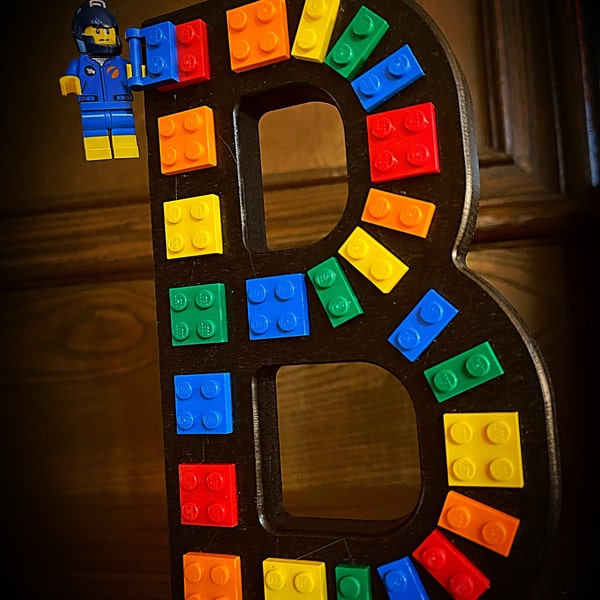 Black "brick Script" Wall Letters, Embedded With Real Bricks. - Etsy