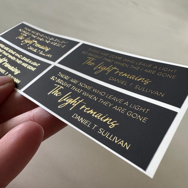 Gold Foil Stickers for Products Luxury Labels for Chocolate Packaging ...