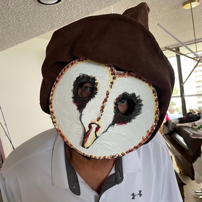 Barn Owl Masks, Adult Owl Halloween Costume, Props for Masquerade ...
