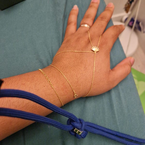 Sun Face Hand Chain Bracelet, Adjustable Gold Plated Sun Charm Jewelry ...