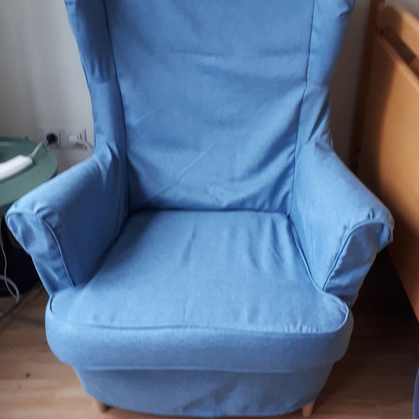 Strandmon Chair Cover, Custom Made Cover Fits IKEA Strandmon Sofa Cover ...