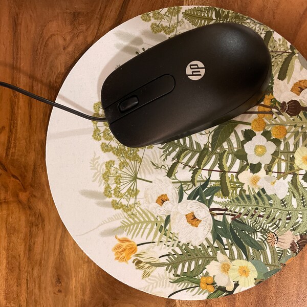 Mouse Pad Meadow Home Office Mouse Pad Floral Mouse Pad Mouse Pad ...