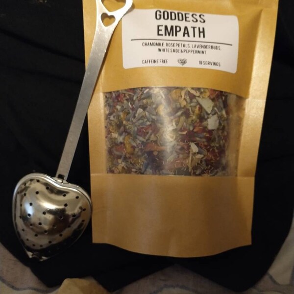 EMPATH GODDESS Tea Blend - Relaxing & Cleansing Loose Leaf Herbal Tea ...