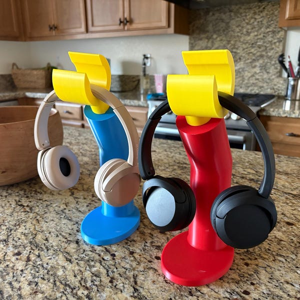 Minifigure Headphone Stand: 3D Printed Gaming Headset Holder - Etsy