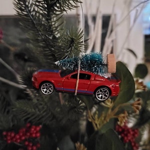 Ford F-150 Pickup Raptor Carrying Christmas Tree Yellow Ford - Etsy