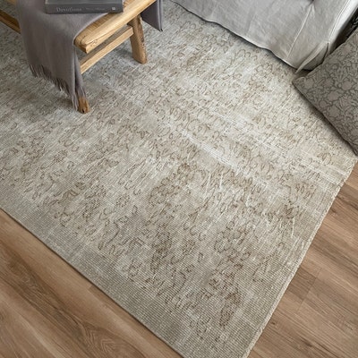 6x10 Green Rug for Living Room, Oriental Hand Woven Rug, 6'1 X 9'6 ...
