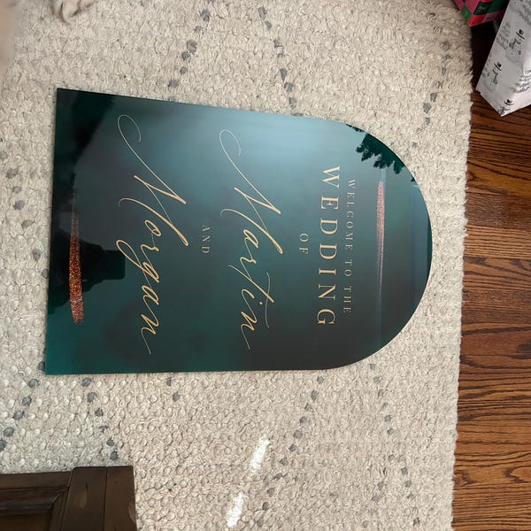 In Loving Memory Welcome Sign, Celebration of Life Sign With Photo ...