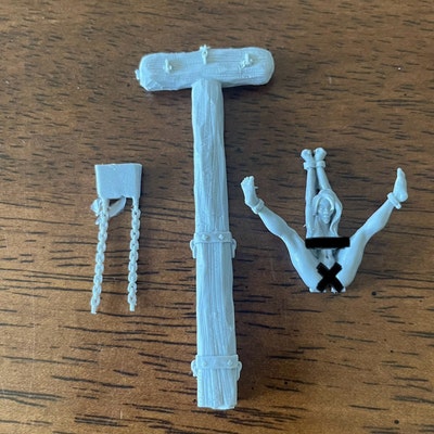 Female Slave on Pillory Miniature, 28mm Fantasy - Etsy