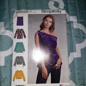 Simplicity Lizzie Mcguire Pattern 4104 TOP SKIRT CROPPED Pants Jacket ...