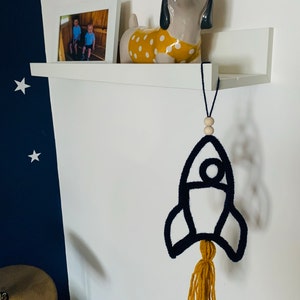 Hanging Rocket With Letter | Etsy