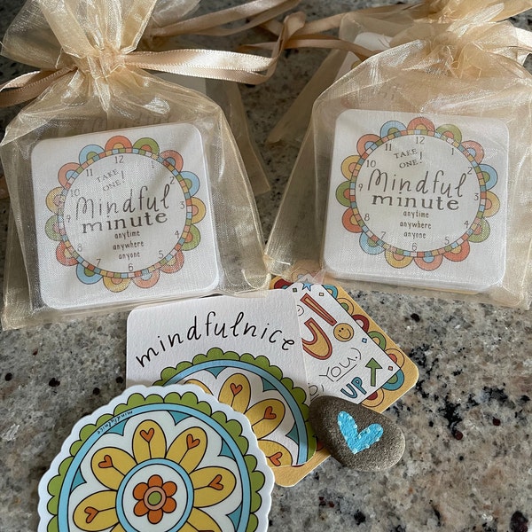 Mindful Minute Mindfulness Activities Cards for Families, Children, and ...
