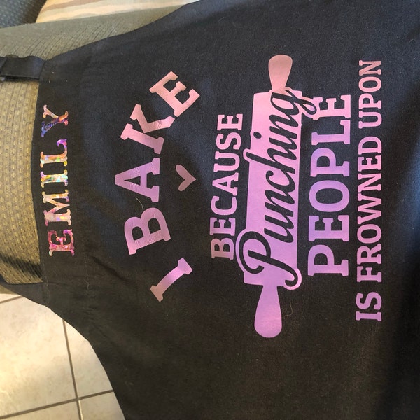 Baker Svg Baking Svg I Bake Because Puncing People is Frowned Upon for ...